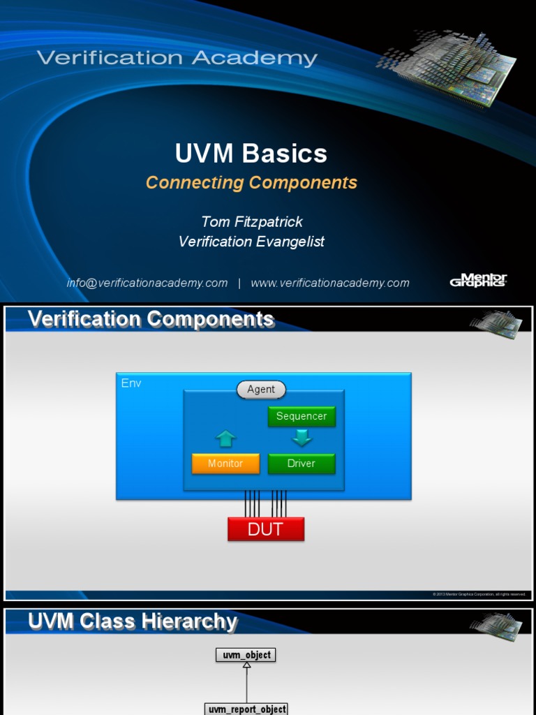 Course Basic Uvm Session4 Connecting Components Tfitzpatrick Pdf Top Down And Bottom Up