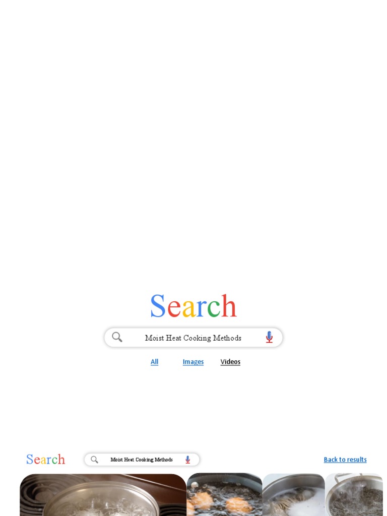 Moist Heat Cooking | PDF