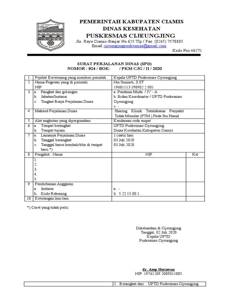 Format SPPD 2020 | PDF
