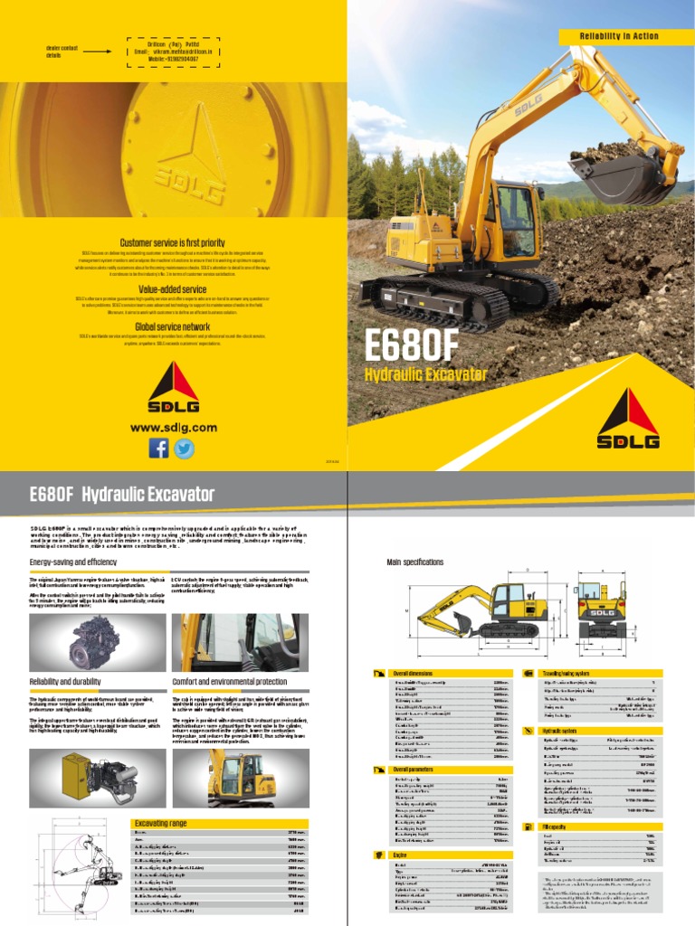 E680F Product Brochure-English | PDF | Engines | Machines