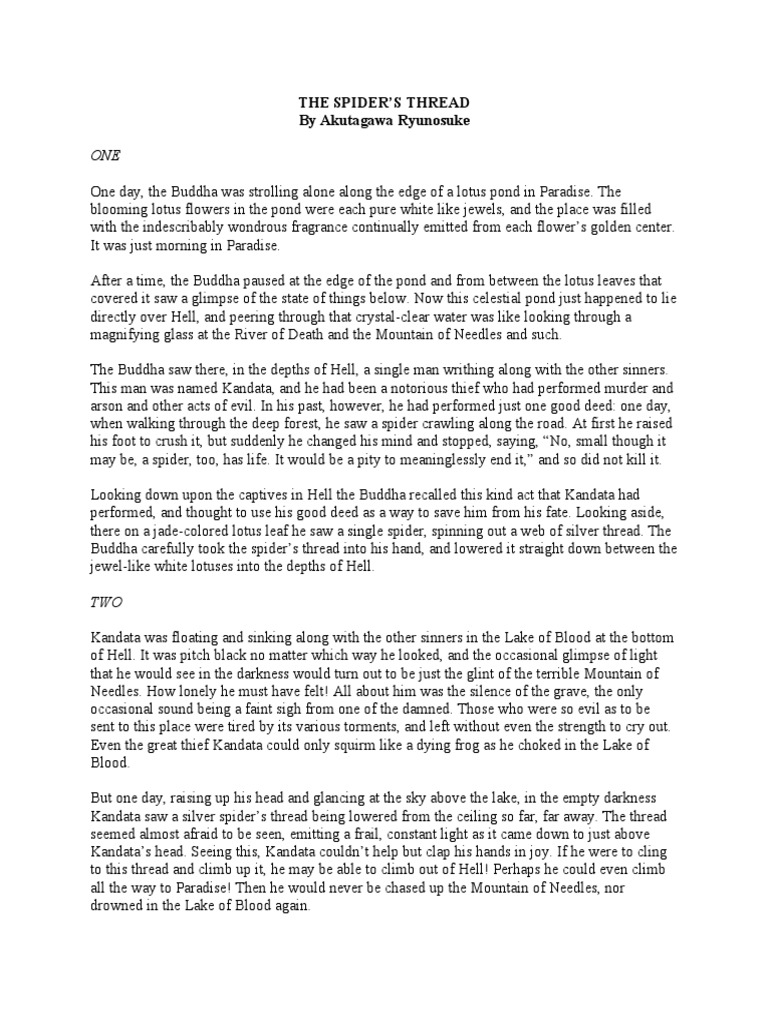 The Spider - S Thread | PDF | Hell