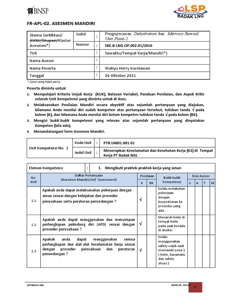 Form FR - Apl-02 | PDF