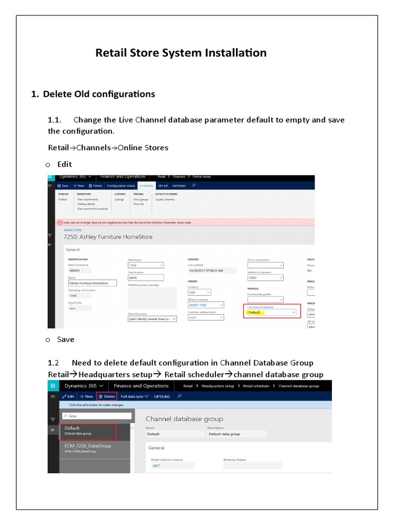 Retail Store System Installation | PDF | Databases | Active Directory