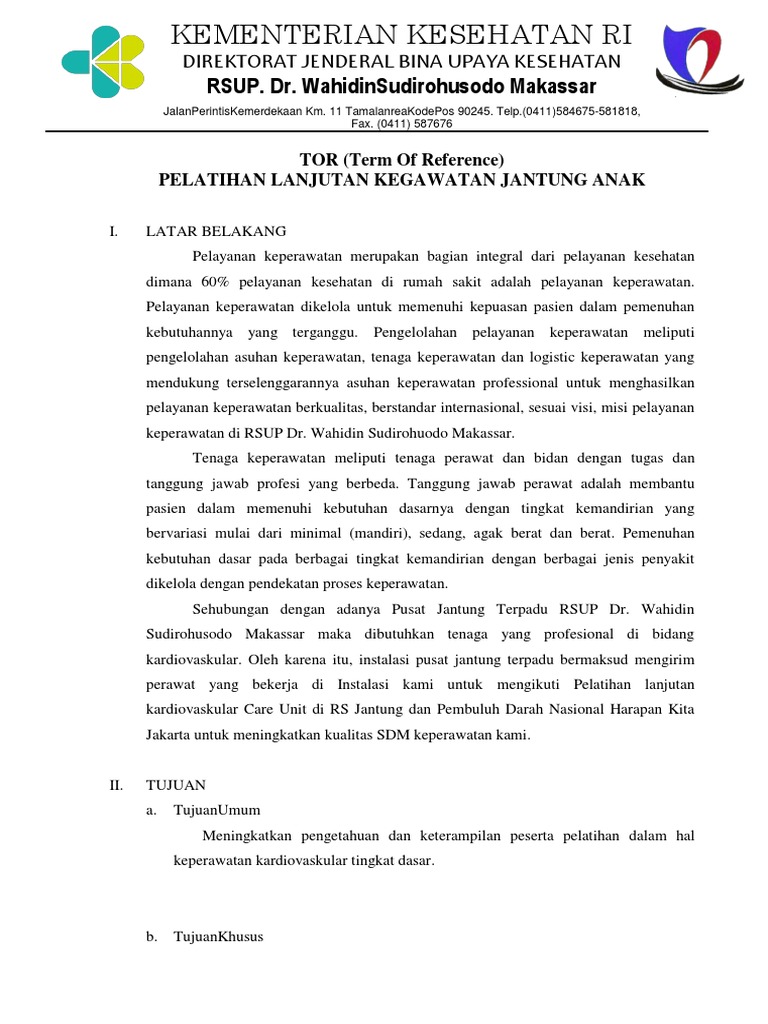 Tor Pelatihan Kegawatan Jantung Anak | PDF | Sains & Matematika