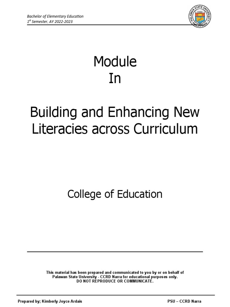 Module 4 ED3 LITERACY | PDF