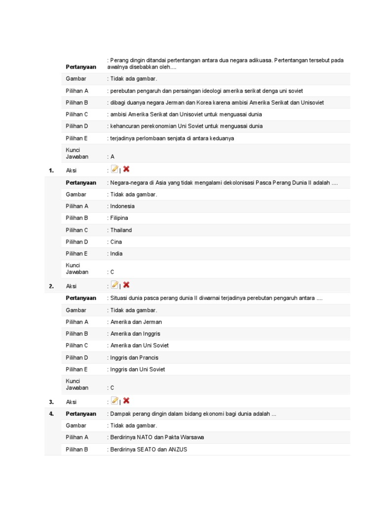 Sejarah Umum 12 IPS PAT | PDF