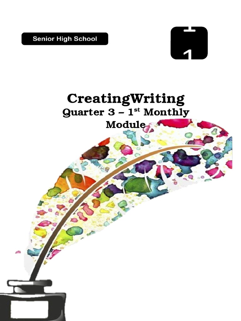 Creative Writing | PDF | Metre (Poetry) | Poetry