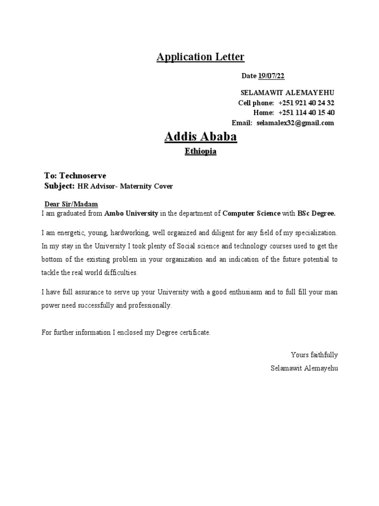 AAH CV and Application Letter With Documents | PDF | Computing ...