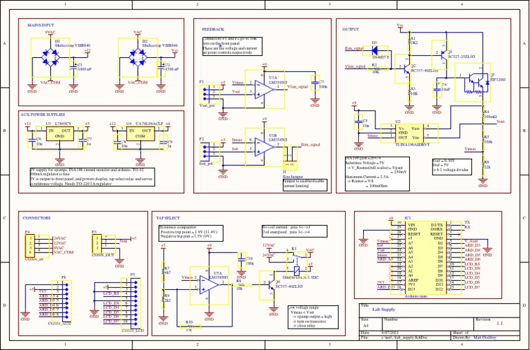 Schematic PDF - (No Variations) | PDF | Electronic Circuits ...