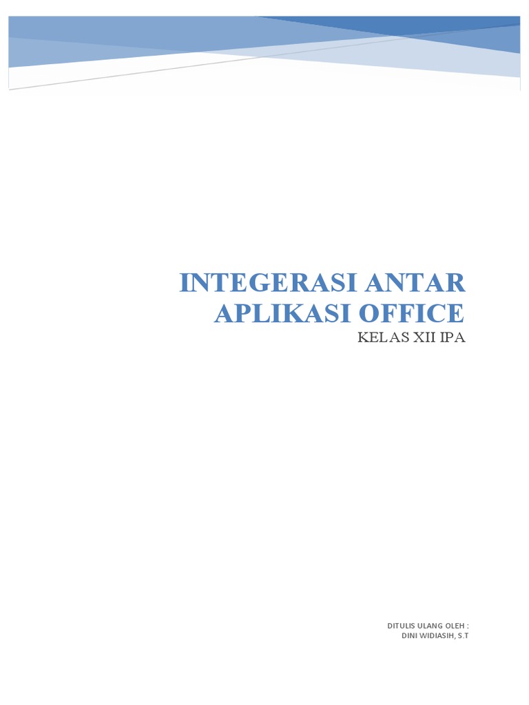 Modul Materi Mail Merge | PDF