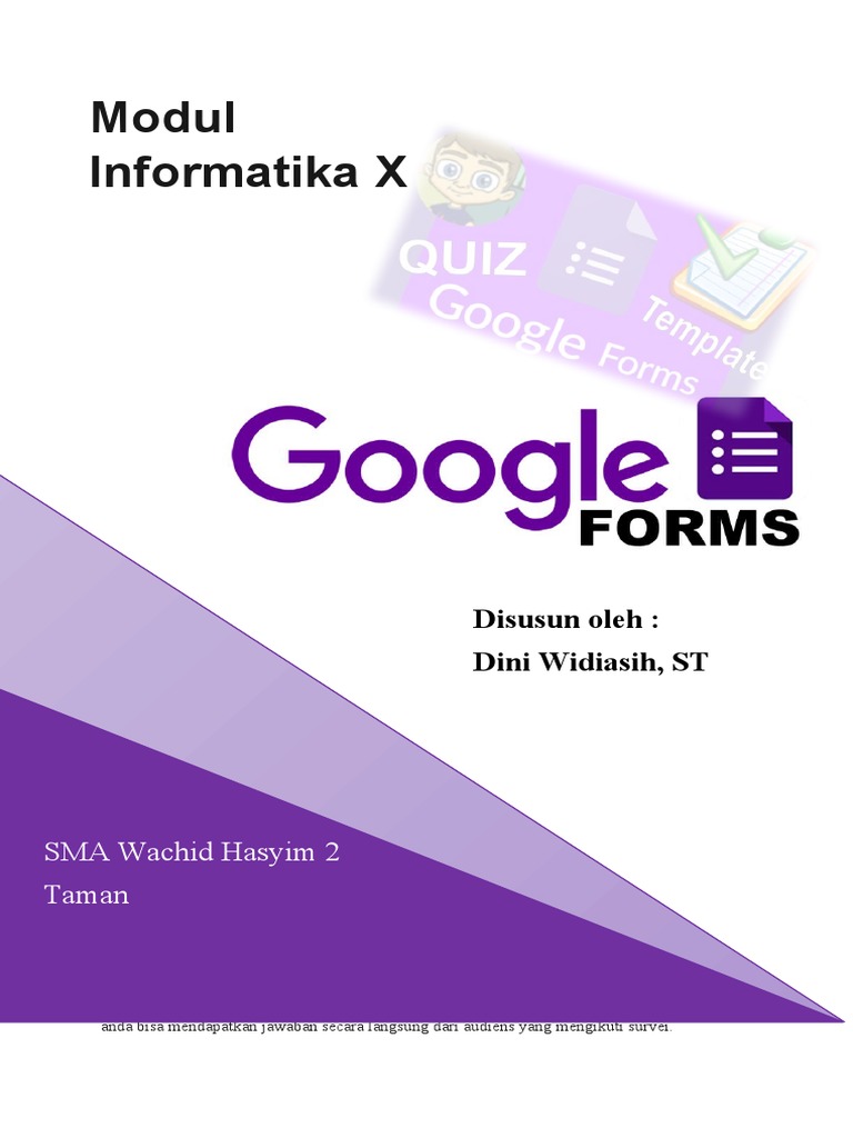 Modul Google Form | PDF