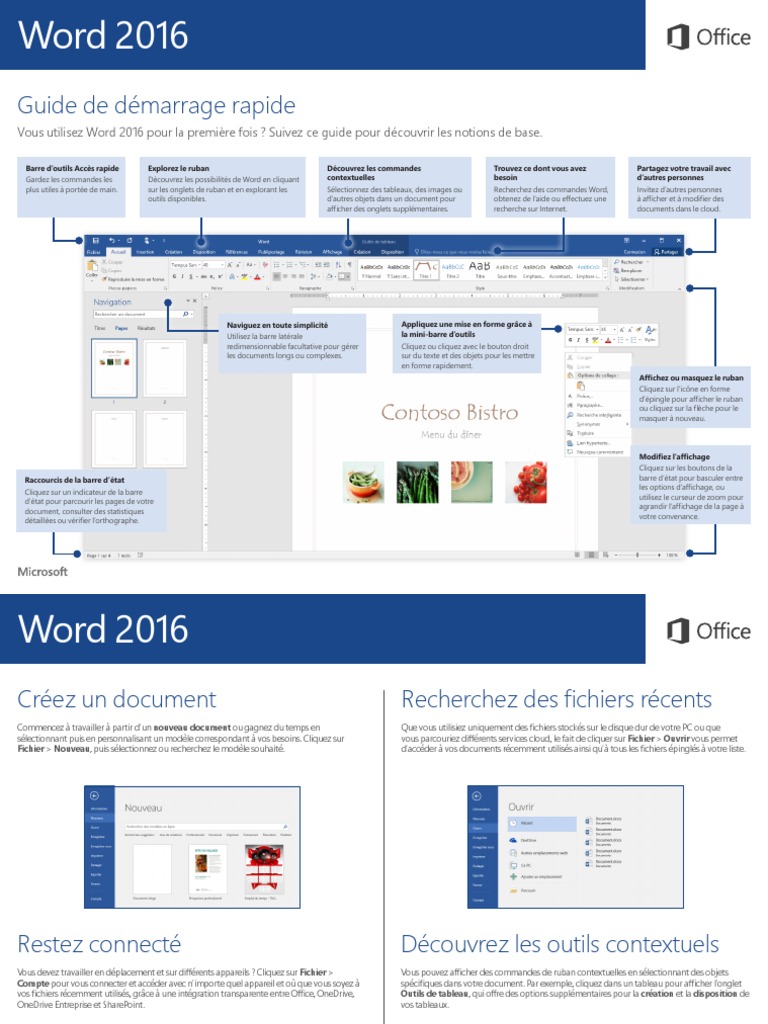 Word 2016 Quick Start Guide | PDF | Microsoft Word | Microsoft Office