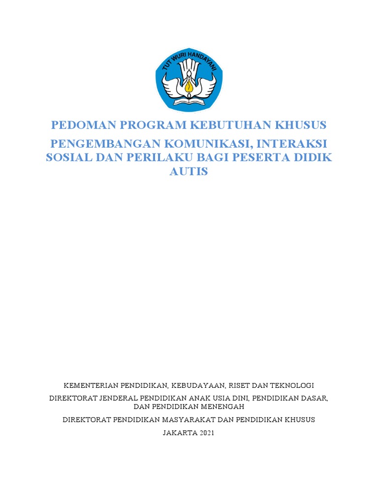 Progsus Autis 12april2021 | PDF