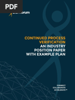 Continued Process Verification | PDF | Quality Management System | Evaluation