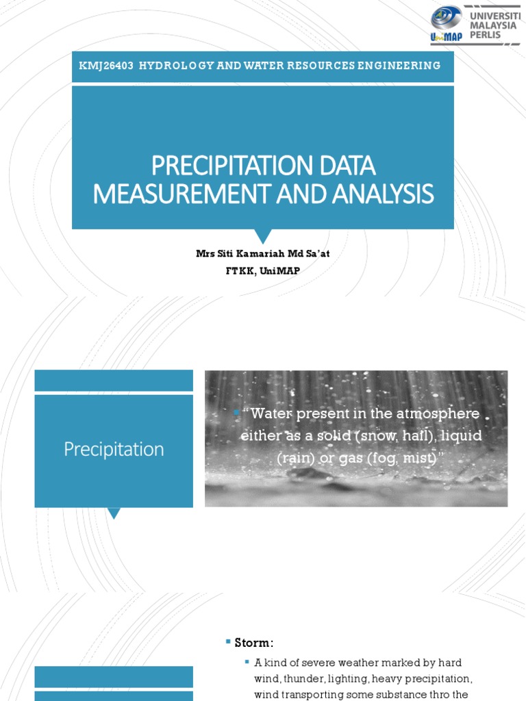 Precipitation Measurement and Analysis | PDF | Precipitation | Contour Line