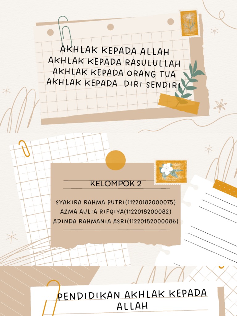 Pendidikan Akhlak dalam Islam | PDF