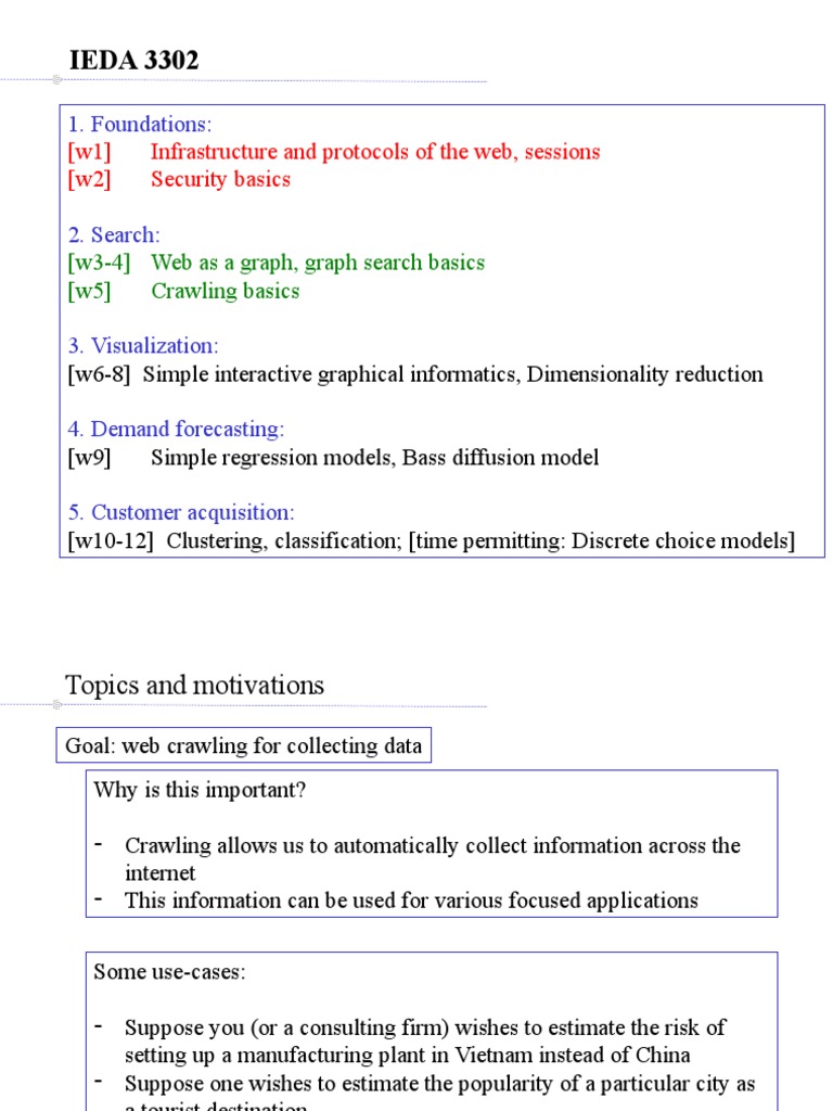 3 Web Crawling | PDF | World Wide Web | Internet & Web