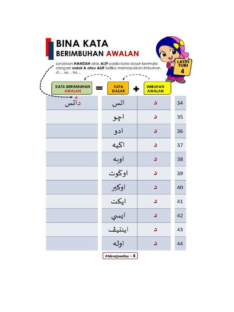 Imbuhan Di Dan Se (Jawi) | PDF