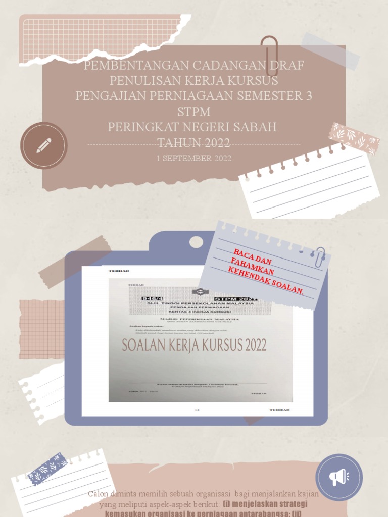 Pembentangan Cadangan Draf KK PP 2022 | PDF
