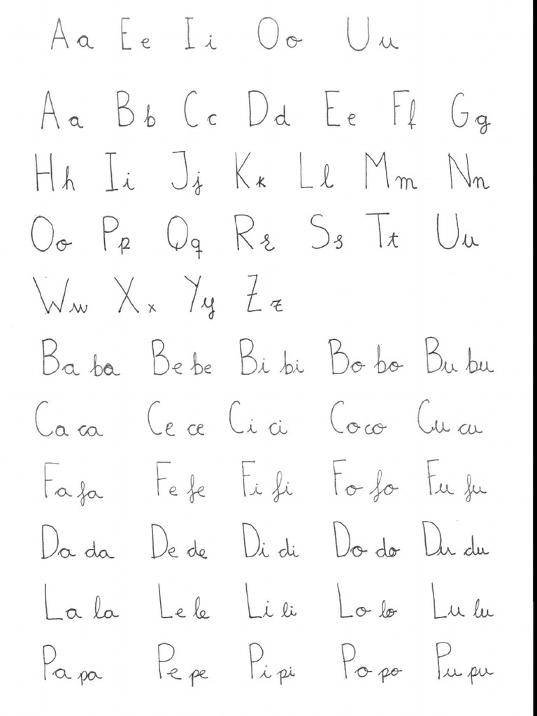 Primeras Letras | PDF