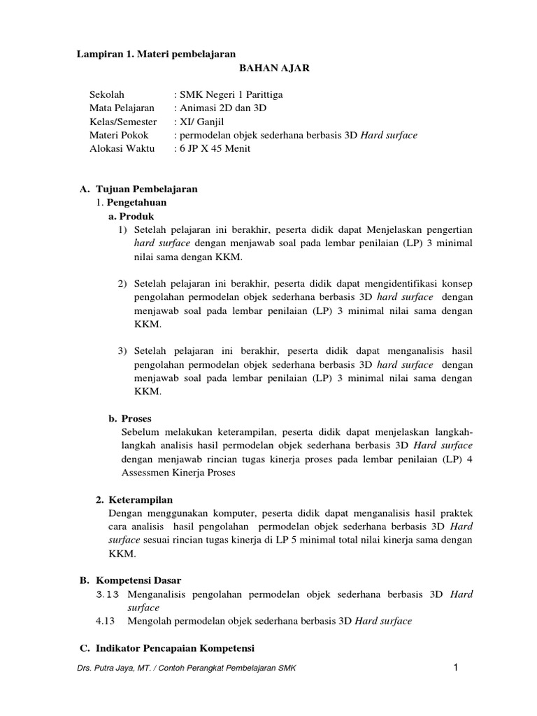 Bahan Ajar - Dini Fatiyah | PDF | Metode & Bahan Ajar