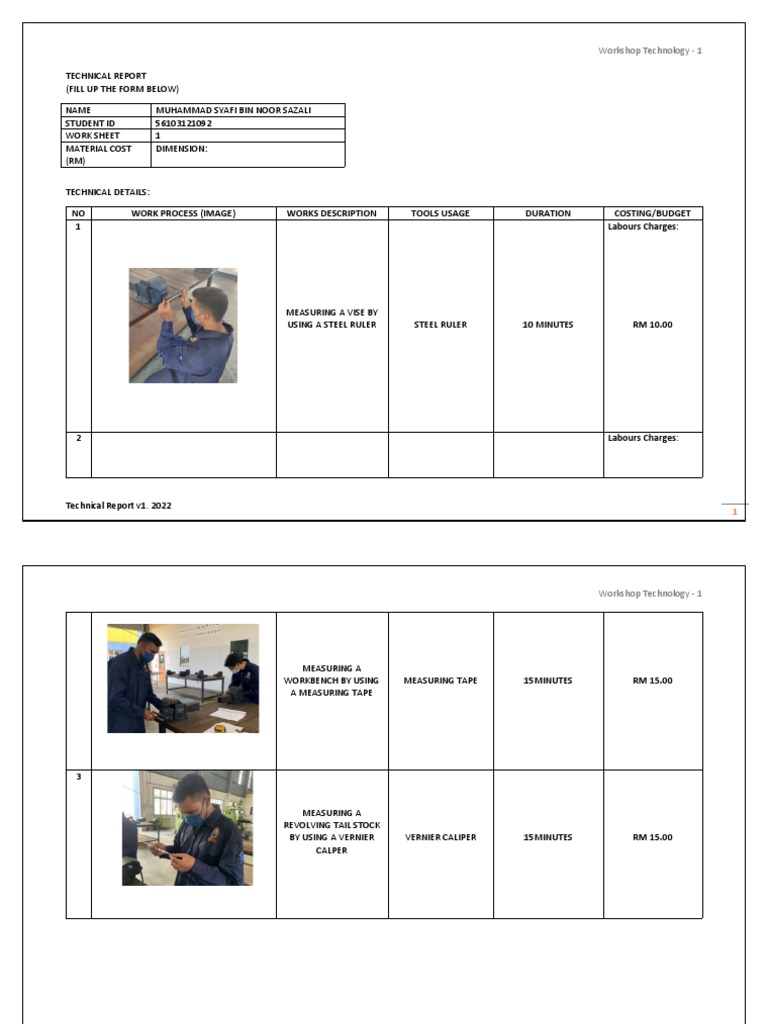 Technical Report Templates | PDF | Tools