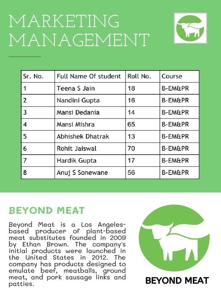 Marketing Management BM | PDF | Fast Food Restaurants | Cuisine