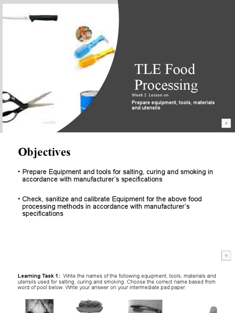 Quarter 4 Week 1 Food Processing | Download Free PDF | Smoking (Cooking ...
