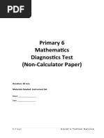 2023 P6 FMA Mendaki PSLE (Paper 1) | PDF | Mathematics