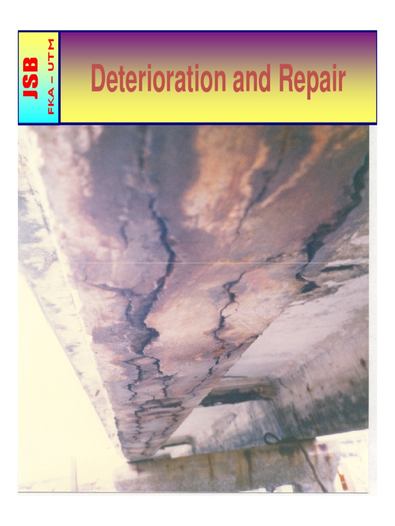 K26 Concrete Deterioration and Repair | PDF | Concrete | Corrosion