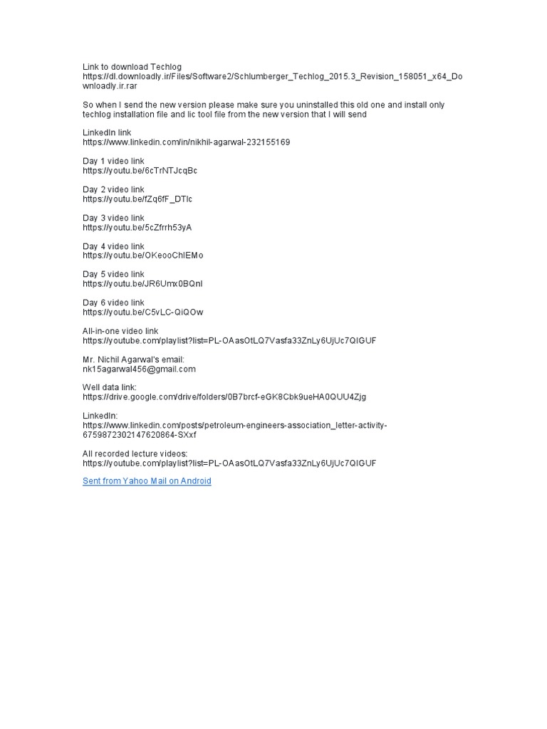 Techlog Software Download Instructions | PDF | Business | Computers
