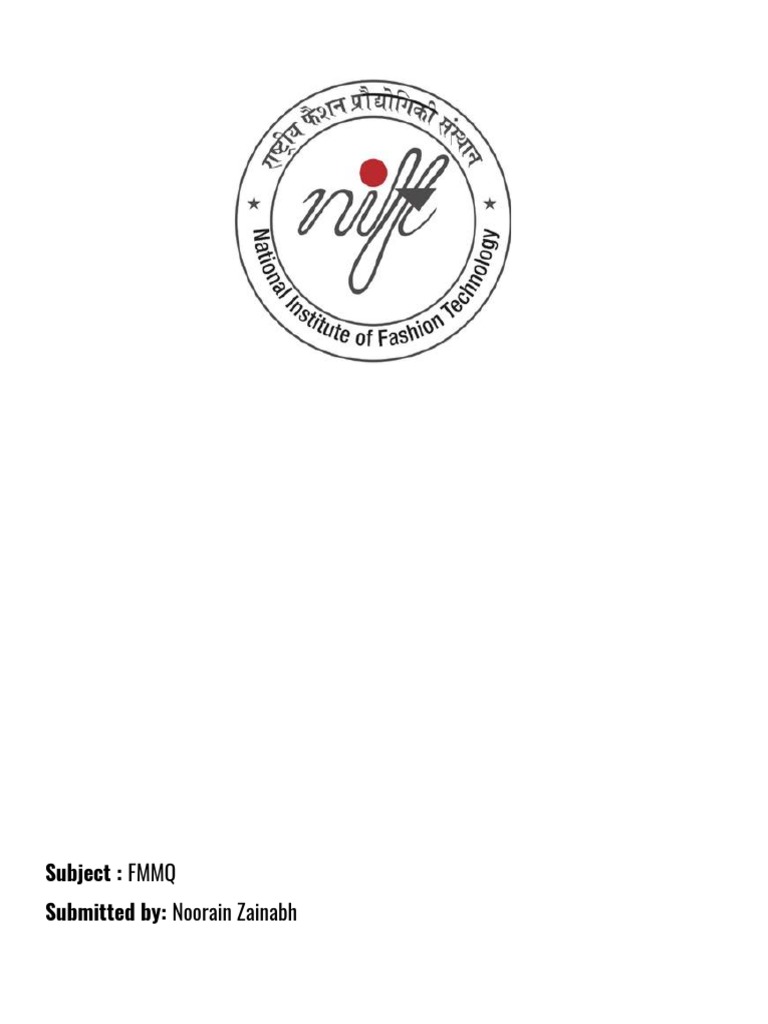 FMMQ - Assignment 2 | PDF | Nonwoven Fabric | Textiles