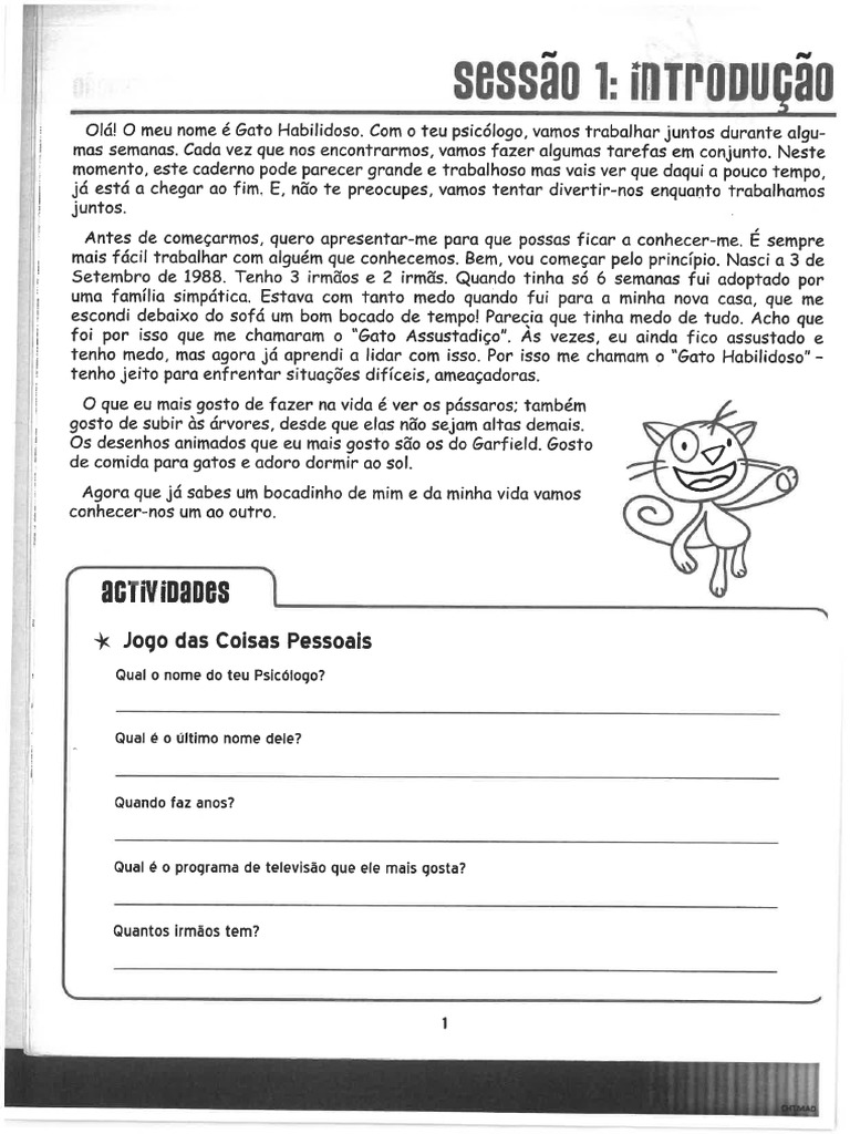 Caderno Do Gato Habilidoso | PDF