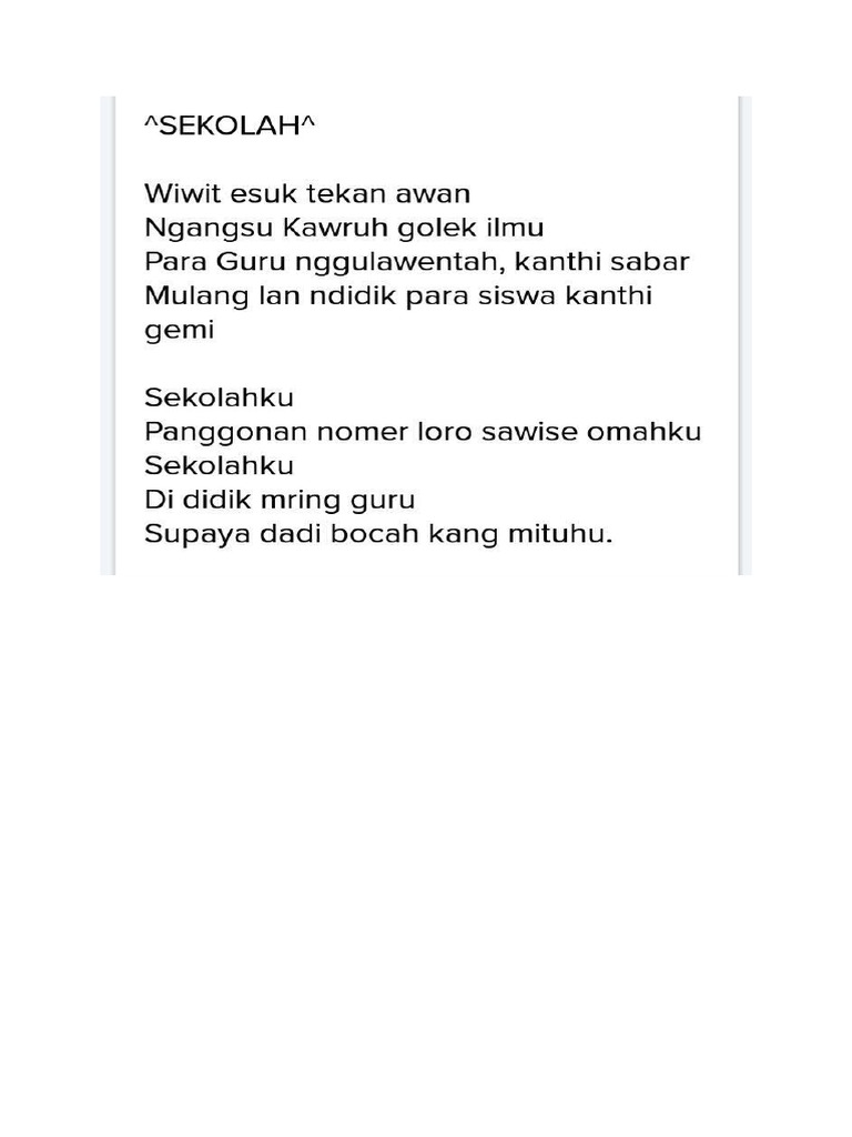 BBJT Contoh Guritan | PDF