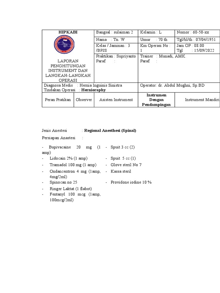 Askep MGG 2 Supri Hernioraphy | PDF