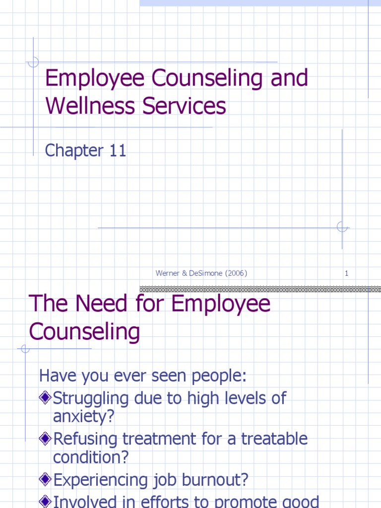 Employee Counselling & Wellness Programs | PDF | Career & Growth
