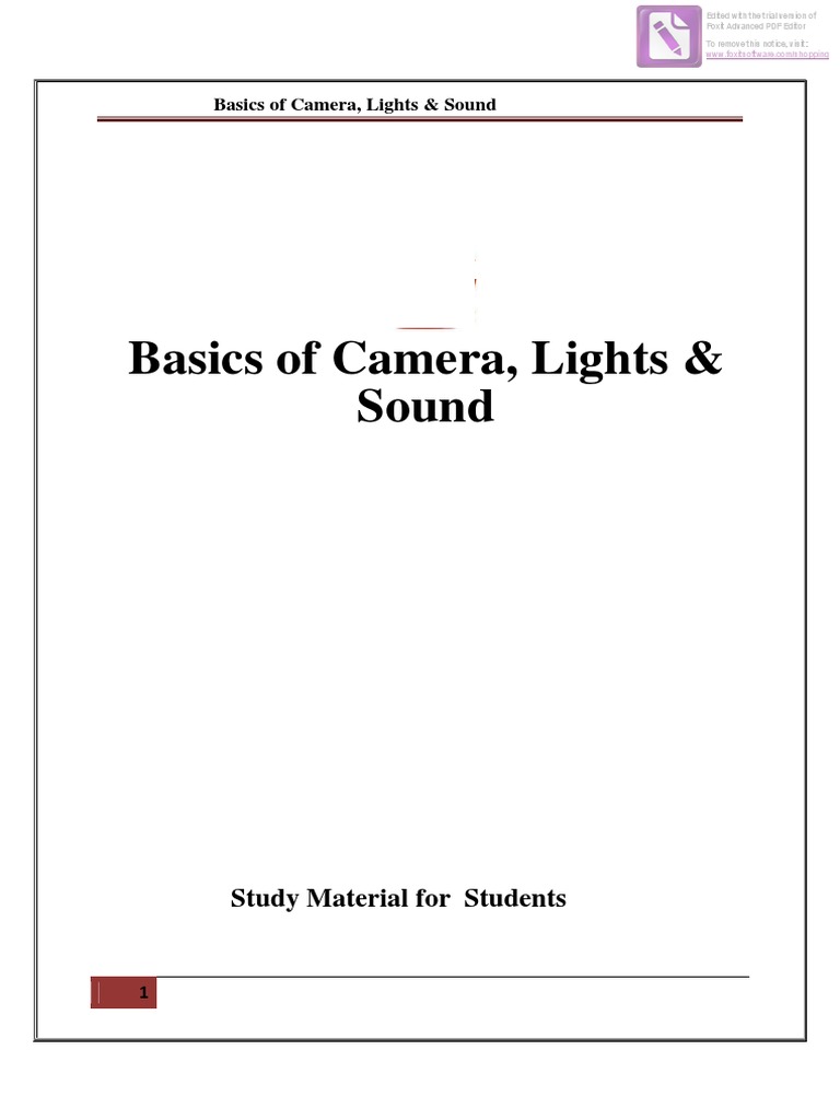 301-BASIC CAMERA LIGHT SOUND Backup 1 | PDF | Camera | Charge Coupled Device
