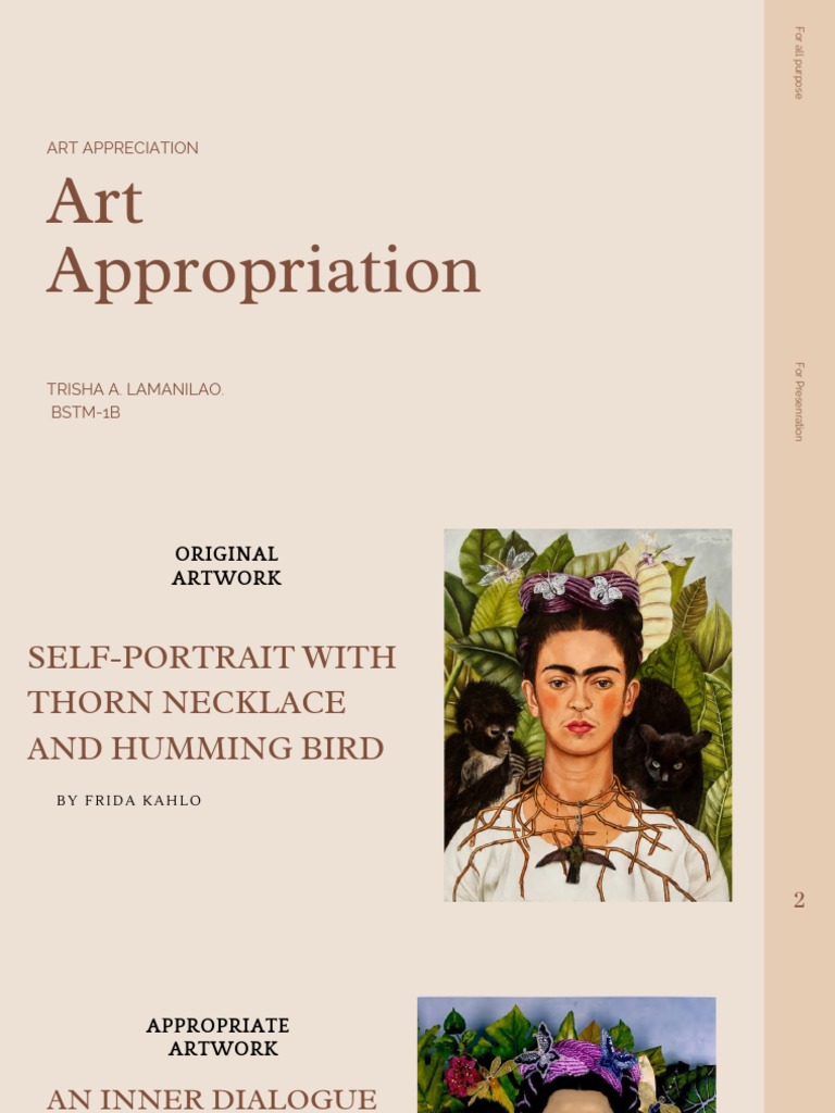 Lamanilao Artappropriation | PDF | Paintings | Aesthetics