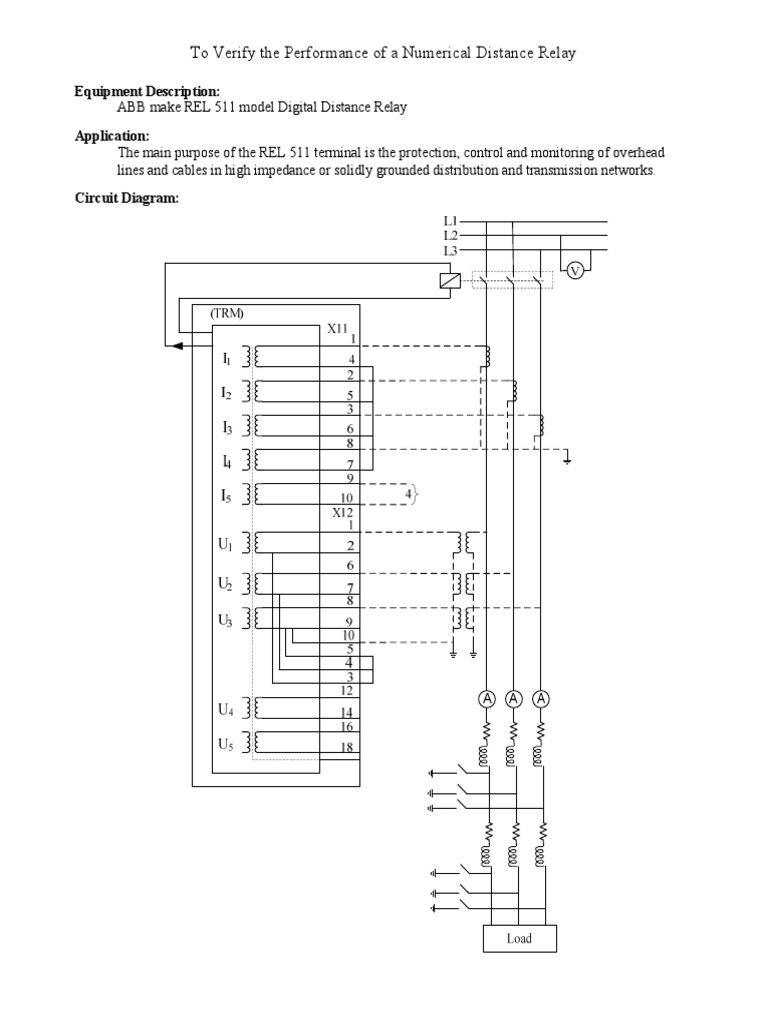 Distance Relay | PDF