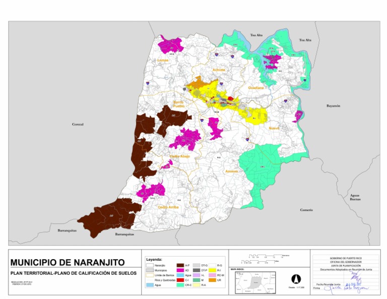 Mapa Calificacion Naranjito | PDF