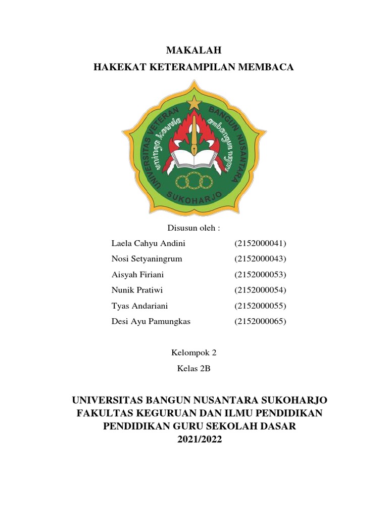 MAKALAH KETRAMPILAN MEMBACA (Kel.2) | PDF | Karier & Perkembangan | Pengembangan Diri