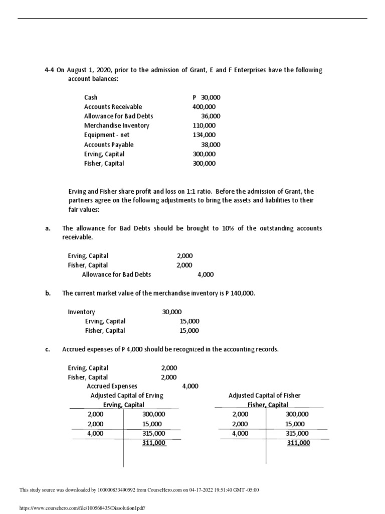 Dissolution1 PDF | PDF | Book Value | Financial Economics