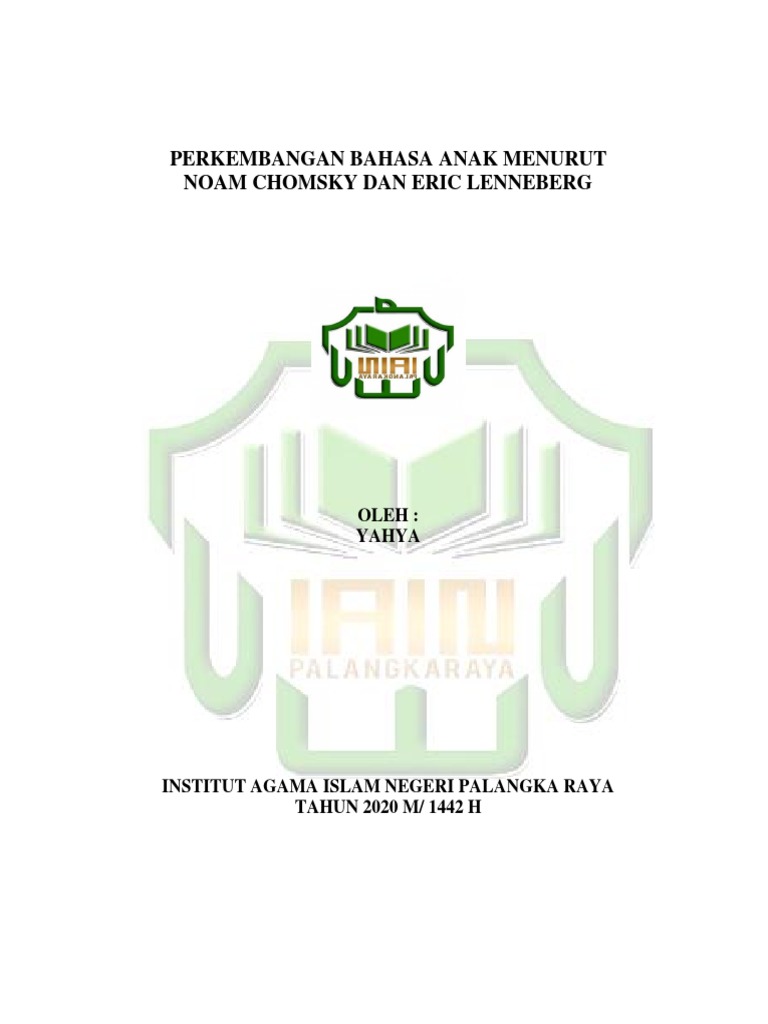 Teori Perkembangan Bahasa Noam Chomskyyy | PDF
