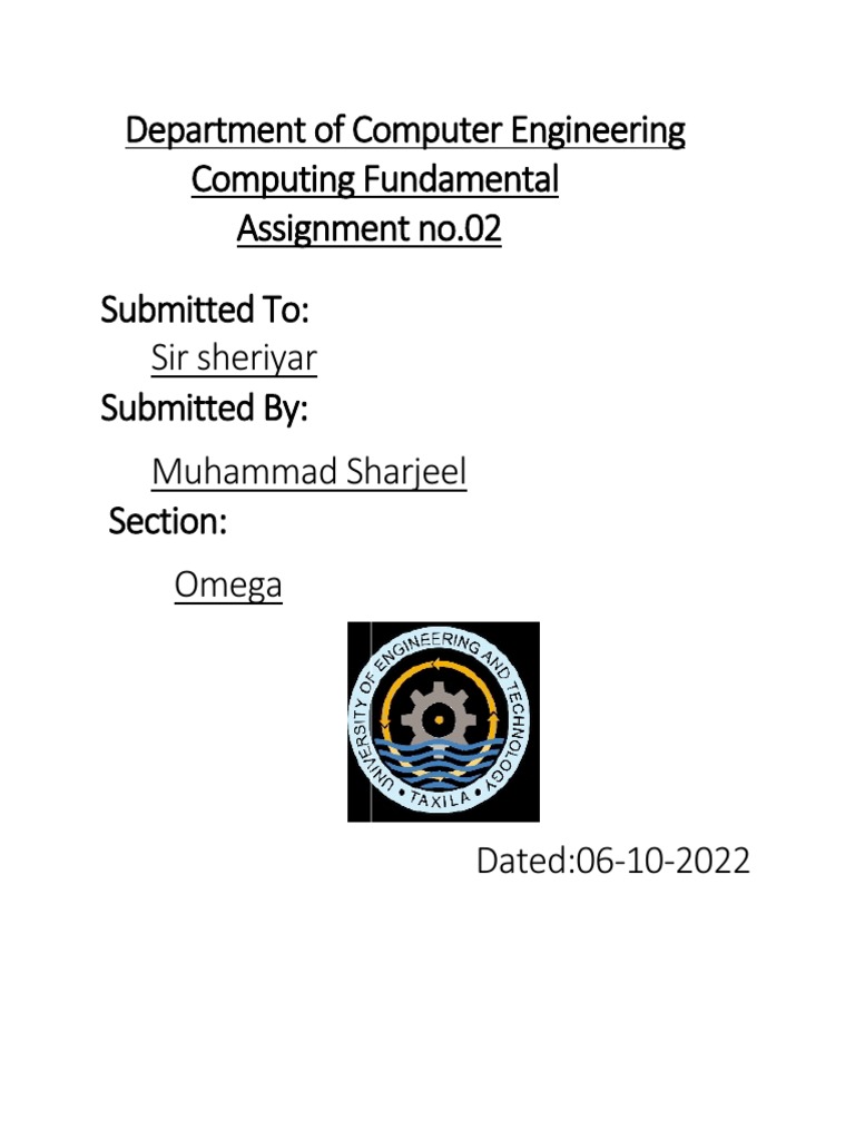 Computing Fundamental Assignment no.02 | PDF | Operating System | Linux
