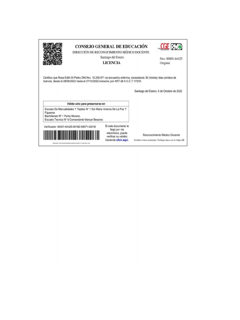 Docum Lice Nci A | PDF