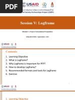 Logical Framework (Log Frame) Template | PDF