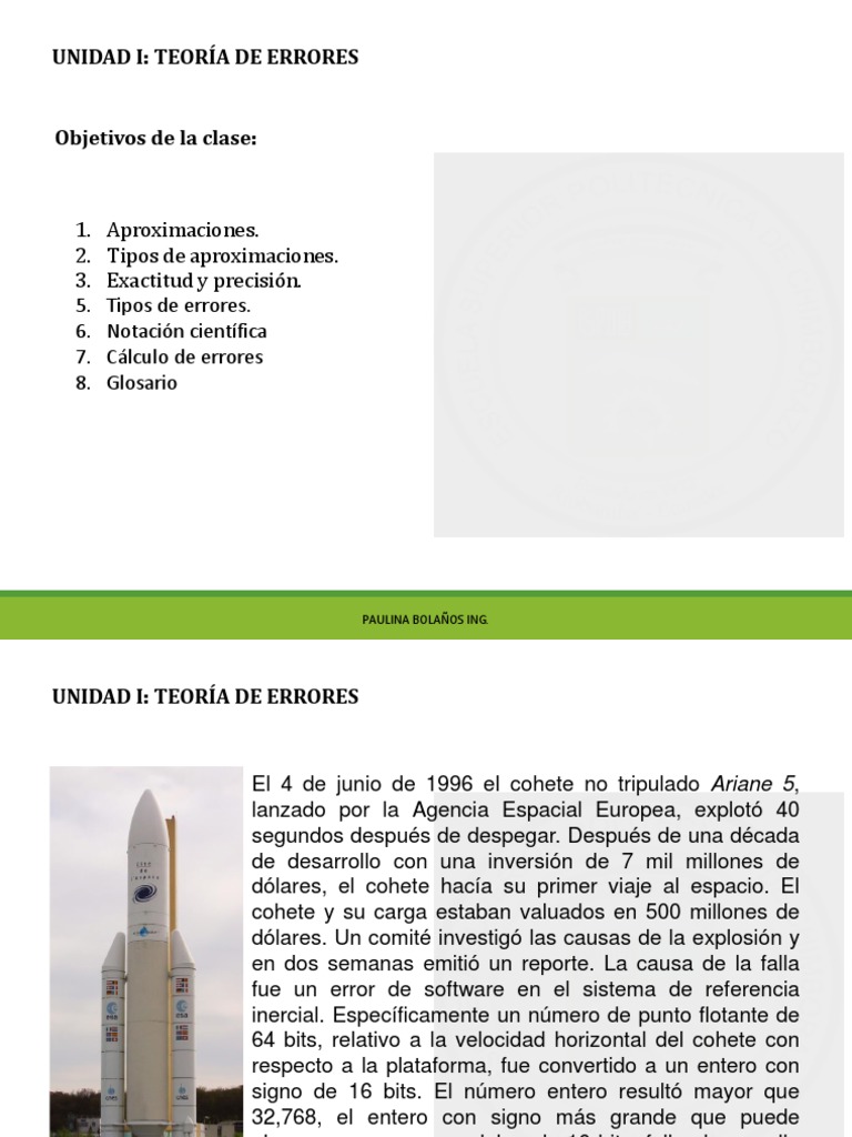 Clase 1 - Teoria de Errores | PDF | Exactitud y precisión | Medición