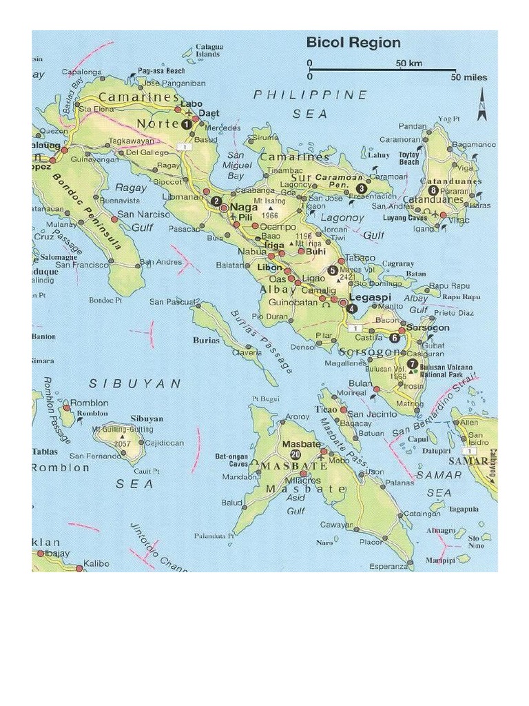 Bicol Map | PDF