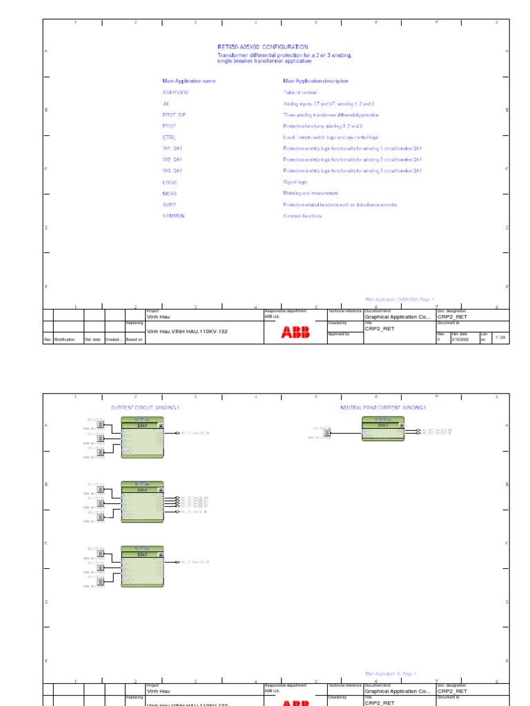 Application Configuration RET650 | PDF