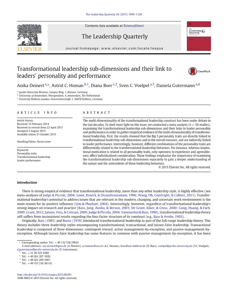 1-5-LQ-2015-Transformational Leadership Sub-Dimensions and Their Link To Leaders Personality and ...